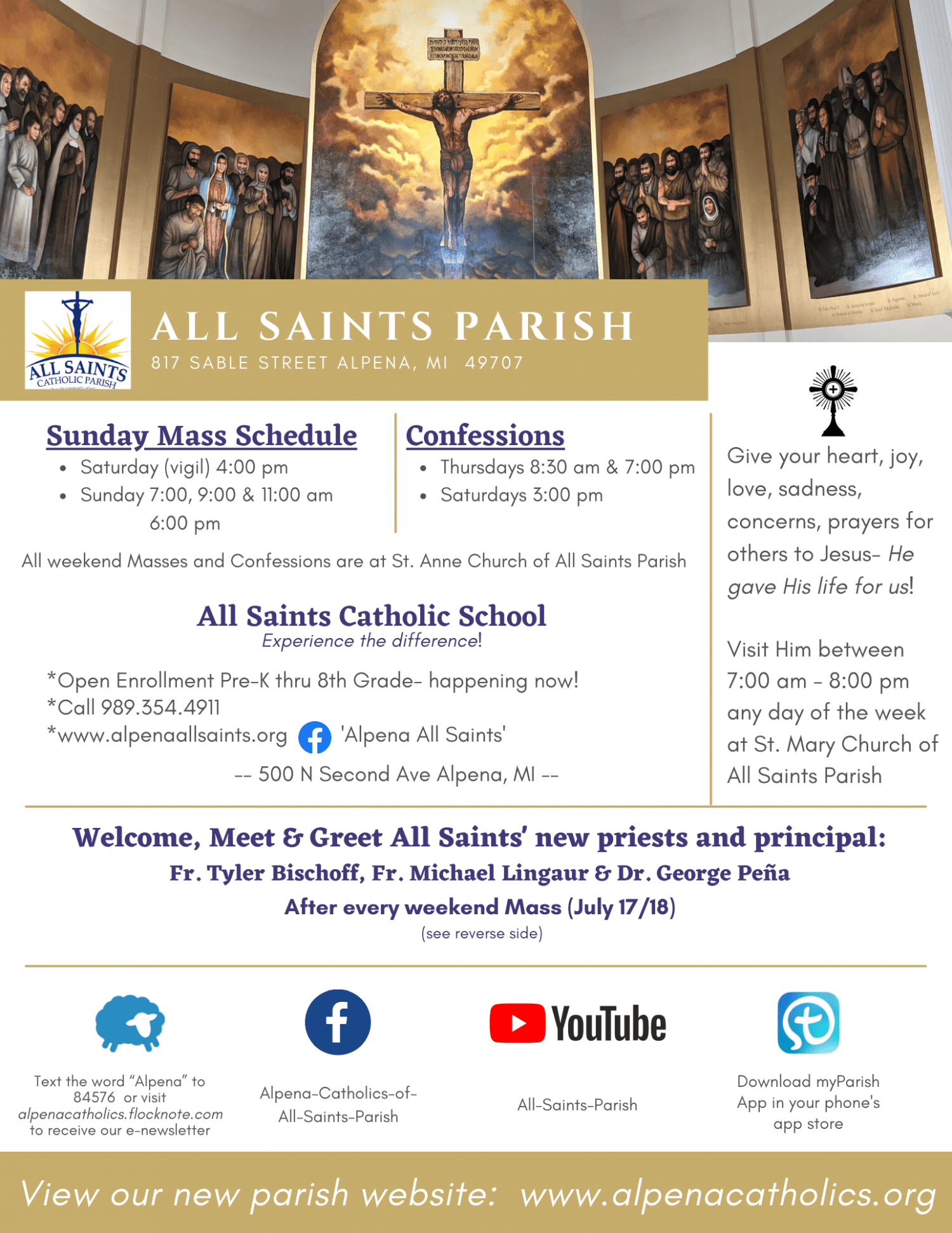 Welcome Reception – All Saints Catholic Parish